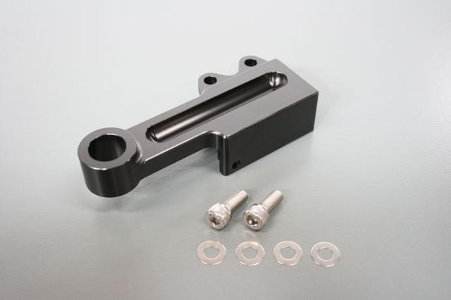 ACTIVE リアキャリパーサポート ブラック (brembo 40mmピッチ 左側用＆スタンダードローター径対応)対応車種 HARLEY DAVIDSON SPORTSTER XL883 '2005 ~ '2007 (シャフト径25.4m...