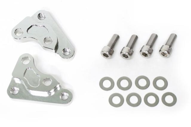 ACTIVE キャリパーサポート シルバー (brembo 40mmピッチ＆大型ローター径対応)対応車種 KAWASAKI ZEPHYR1100 '1992 ~ '2006, KAWASAKI ZZR1100C '1990 ~ '1992,...