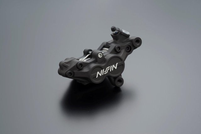 4POTキャリパーTZ Type 83mmピッチ（BLACK・R）　φ34x2+φ30x2　PAD付き重量：1.025Kg　レース専用TZR125(2RM|'87-'90)/SRX250(51Y|'85)/SDR200(2TV|'87-'8...
