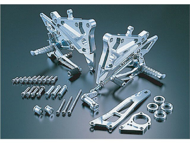 商品説明3ポジション UP:15mm/23mm/31mm BACK：22mm/30mm/38mmアルミ削り出し製油圧ストップランプスイッチ付属ステップバーの組み換えも可能です。クラッチレリーズプレート（TYPE )付備考※ノーマルマフラー、...