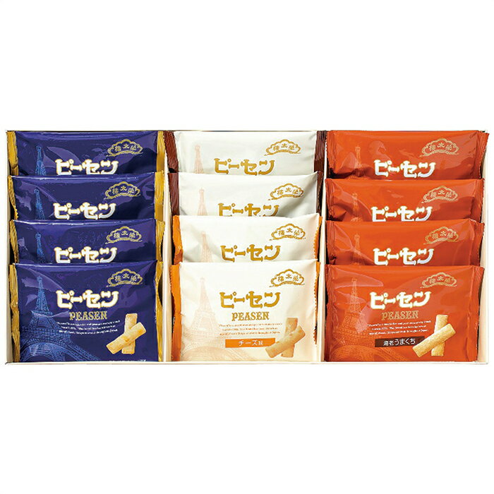 国内産の餅米を使い、榮太樓独自の製法で風味豊かに仕上げました。小分けの袋入りなので、常にサクサクとした軽い食感と、出来立て感のある香ばしさをお楽しみいただけます。箱サイズ：40.5×5×20cm現品サイズ・内容：ピーセン(ピーナッツ・海老う...