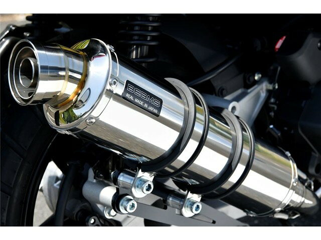 R-EVO ステンレス フルエキゾースト対応車種 : ADV160：2023〜車両型式 : 8BK-KF54品番 : G1013-53-008JANコード : 4582285348306重量 : 3.8kg【純正5.7kg】音量 : 88....