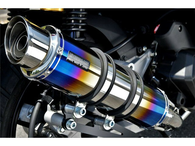 R-EVO2 ヒートチタン フルエキゾースト対応車種 : ADV160：2023〜車両型式 : 8BK-KF54品番 : G1013-54-007JANコード : 4582285348320重量 : 3.6kg【純正5.7kg】音量 : 8...
