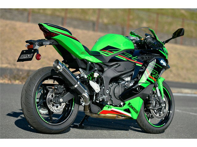 R-EVO2 カーボン スリップオン対応車種 : ZX-4RR / ZX-4R SE：2023〜車両型式 : 8BL-ZX400P品番 : G435-54-P2JJANコード : 4582285349020重量 : 2.35kg【純正4.2...