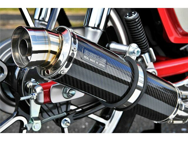 R-EVO カーボン フルエキゾースト対応車種 : スーパーカブC125車両型式 : 8BJ-JA58品番 : G1002-53-006JANコード : 4582285346838重量 : 3.0kg【純正5.50kg】音量 : 85.0d...