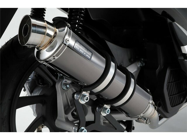 R-EVO スーパーメタルブラック フルエキゾースト対応車種 : PCX HYBRID車両型式 : 2AJ-JF84品番 : G183-53-005JANコード : 4582285345312重量 : 4.05kg【純正5.35kg】音量 ...