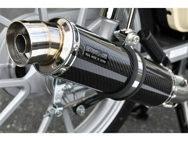 R-EVO カーボン フルエキゾースト対応車種 : スーパーカブC125車両型式 : 2BJ-JA48品番 : G193-53-006JANコード : 4582285346234重量 : 3.0kg【純正5.50kg】音量 : 85.0db...