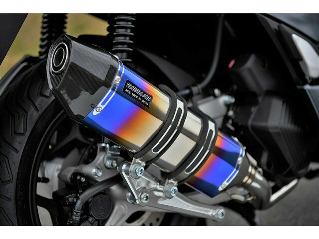 CORSA-EVOII ヒートチタン フルエキゾースト対応車種 : PCX125：2021〜車両型式 : 2BJ-JK05品番 : G195-65-001JANコード : 4582285346449重量 : 3.15kg【純正5.05kg】...