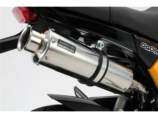 SS300 ソニック SP スリップオン対応車種 : グロム：2013〜車両型式 : EBJ-JC61フレーム番号：JC61-12〜2016年モデルと同型式になりますので、ご注意の上フレーム番号でご確認ください。品番 : G157-07-0...