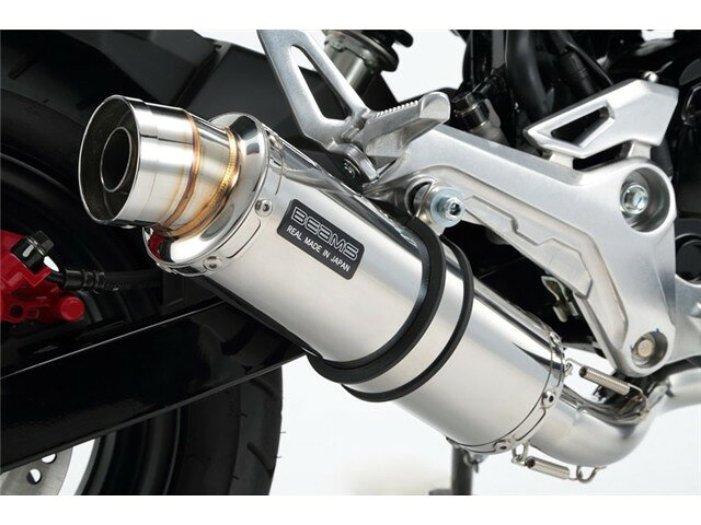 R-EVO ステンレス対応車種 : グロム：2016〜車両型式 : EBJ-JC612BJ-JC75平成29年9月より2017年モデルの【2BJ-JC75】にも装着できるよう政府認証を取得いたしましたので、今までの商品もそのままの認証プレー...
