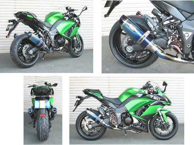 ※画像はイメージとなります。別なカラーを参考に掲載している場合があります。‘14〜‘19 Ninja1000/ABS NASSERT Evolution TypeIIT-2 マフラー（車検対応）画像はEvolution TypeII ブルー...