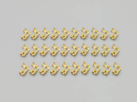 ピット業務で使用頻度の高い商品を、増量したりパッケージを簡素化することでお求めやすくしました・カラー：ゴールド・端子（メス）30個