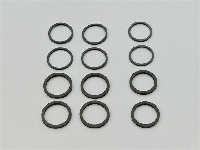 DAYTONA・NISSINビレット4POTキャリパー専用補修部品。1キャリパー分のシールセット。 ●ピストンシール6枚 ●ダストシール6枚※ビレットキャリパー専用。 ●キャストキャリパーは不可。 ●組み付け時の向き（天地、裏表）の指定はあ...