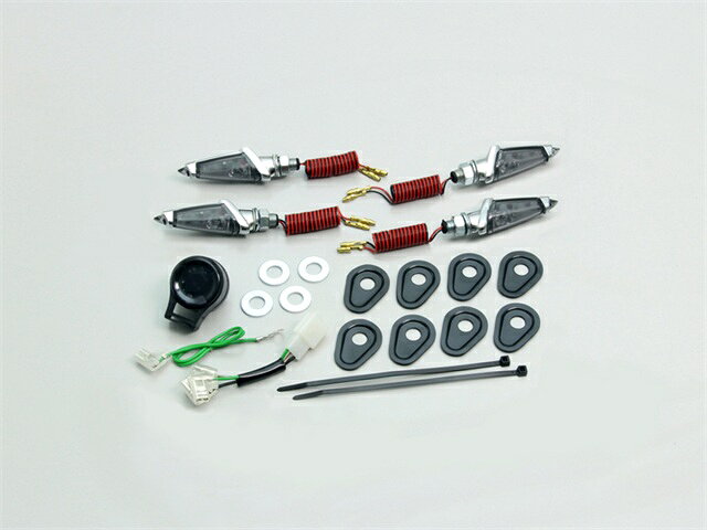 メーカー名 : HARRICANE ハリケーンメーカー品番 : HA5226MSJANコード : 4936887069730商品名 : LEDダガーウインカーKit主な適合車種 : YZF-R25 等カラー : メッキ スモークレンズ※詳し...