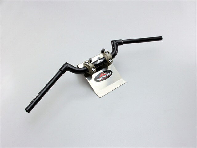 スチール製 クランプ部外径φ28.6mm グリップ部外径φ22.2mm 内径φ18mmブラッククローム+アクリル塗装 二重防錆処理仕上げ メーターアップカラー付スイッチ穴加工済み ケーブル・ホース類もノーマルのままでOKサイドキャップ(内径...