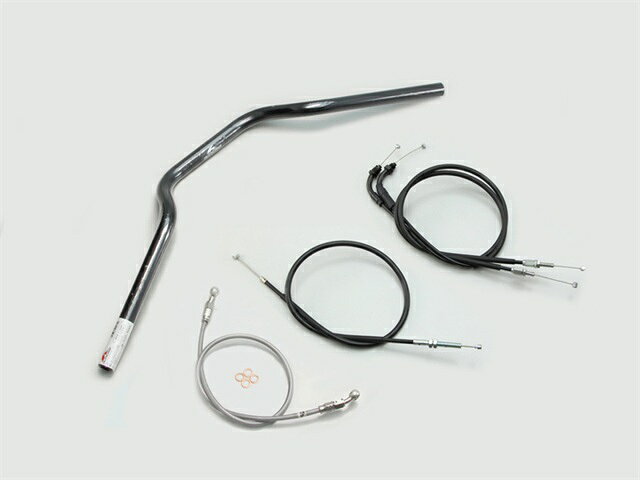 メーカー名 : HARRICANE ハリケーンメーカー品番 : H032-009BJANコード : 4936887018264商品名 : ヨーロピアン1型 ハンドルSET主な適合車種 : CB250R(MC52) ABS無し車カラー : ブ...