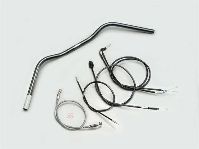 メーカー名 : HARRICANE ハリケーンメーカー品番 : H304-076BJANコード : 4936887413120商品名 : ワイドローオールド1型 ハンドルSET主な適合車種 : SR400(01-18 キャブ/FI ディスク...
