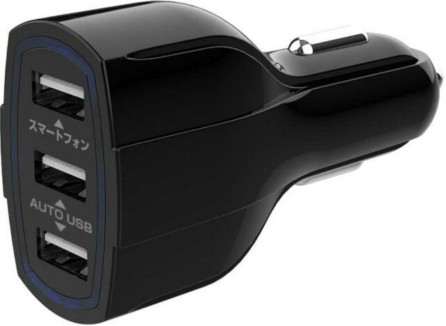■USB-A / 3ポート　合計5V/7.2Aのハイパワー出力■接続機器にあわせて最適な充電を行う自動識別IC内蔵（3ポートのうち2ポートで対応）■3ポート同時使用が可能。複数のスマホやタブレットの充電に便利。■通電時に製品の前面パネルが青...