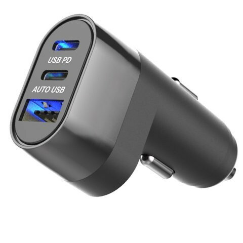 ●車のDCソケットを3ポートのUSB電源に変換。PD20W対応が2ポート搭載。●USB PD(Power Delivery)規格対応USB Type-Cポート：各ポート最大20W。　出力自動切替 12V 1.67A/9V 2.22A/5V ...