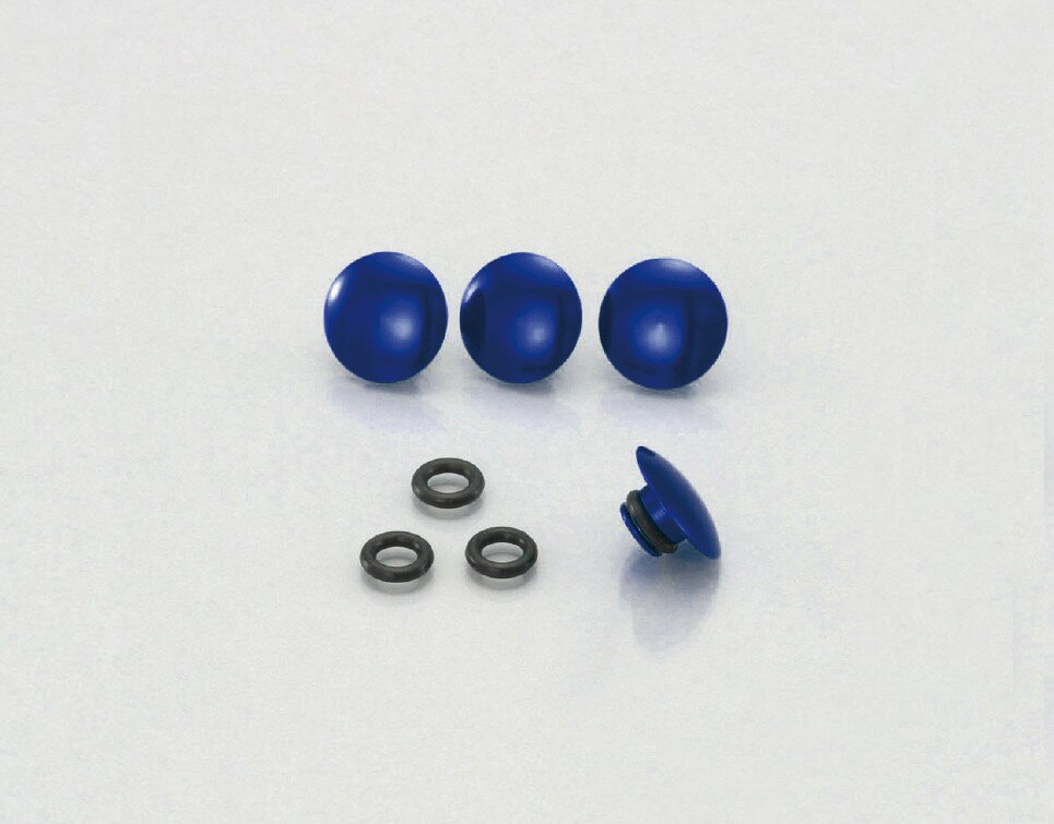 ●キャップボルト用化粧カバー。●ABSとアルミ(Oリング付属)の2タイプ。※一般に流通しているキャップボルト(JIS規格品)への使用を目的としておりますが、公差の違いにより取り付けが出来ない場合があります。※ボルト頭部の状態(欠け、錆等)に...