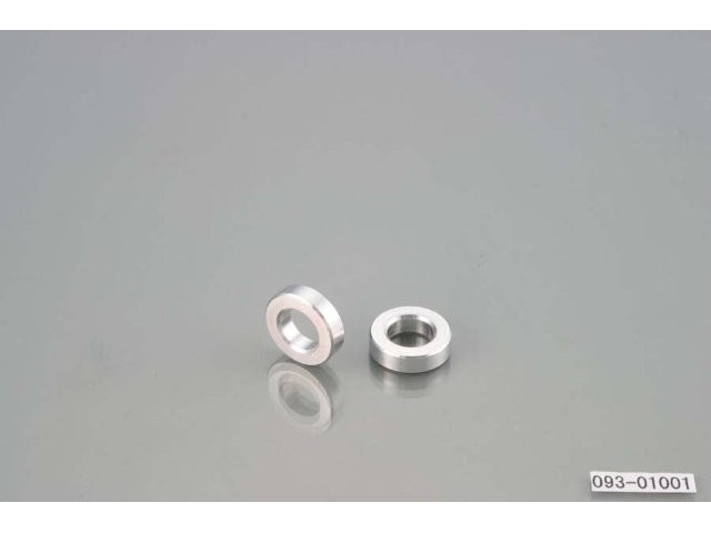 ※画像はイメージの場合がございます。※必ずメーカーホームページをご確認ください。φ6 （シルバー） / 11×3×6.2 /2ヶ商品説明●面取りを施した汎用性の高いスペーサーカラーです。●アルミ材A2017（17S）製サイズ：φ6.2/11...