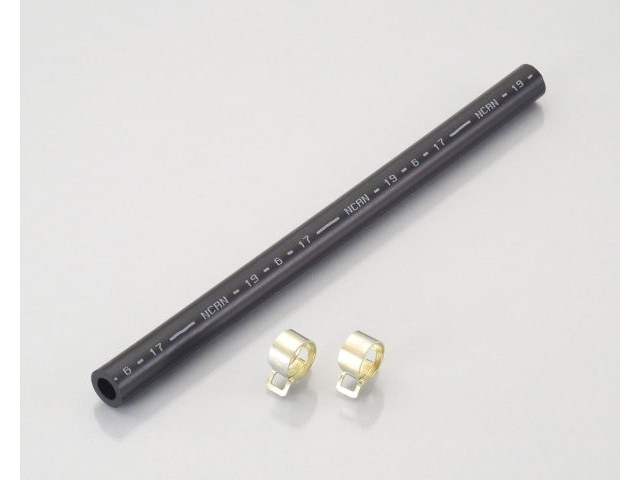※画像はイメージの場合がございます。※必ずメーカーホームページをご確認ください。φ9×25cm/1ヶ商品説明●ブレーキフルード対応ホース。●brembo・NISSIN・純正等で使用されている3サイズをラインナップ。●EPDM製（1層）●クレ...