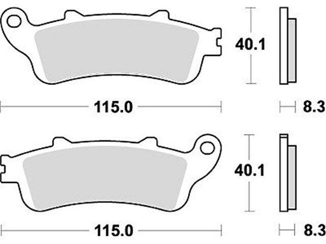 ※画像はイメージの場合がございます。※必ずメーカーホームページをご確認ください。商品説明安定した制動力と高い耐久性を誇るSBSブレーキパッド。ストリートからレースまで用途に合わせた多彩なパッドバリエーションを設定。備考○材質　E/HF：セラ...