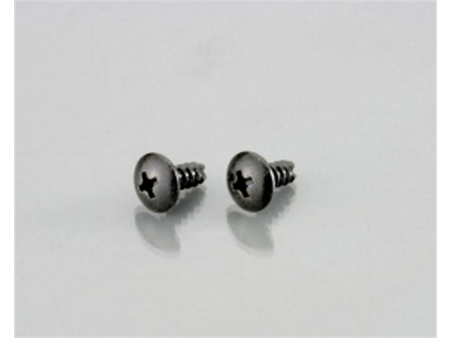 ※画像はイメージの場合がございます。※必ずメーカーホームページをご確認ください。M4X12mm/黒色クロメート/2種溝付/2ヶ商品説明●2種（先の尖っていない）タッピングビス。●スチール製●K・CONクリップナットのビスとしても使用可能。※...