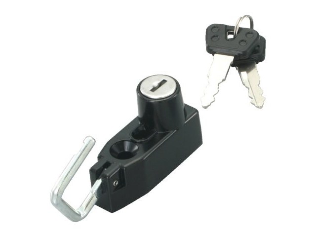 簡易型ヘルメットホルダーです。ヘルメットホルダーが無いもしくは使いづらい車両に装着すると利便性が向上します。※ヘルメットを掛けたまま走行しないでください。○キー2ヶ付属○M6×30皿ビス付属※タイトルに在庫有り記載以外の商品は、メーカー取り...