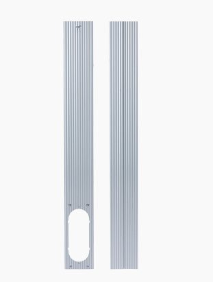 排熱ダクト取付用で窓高さ2mまでに対応したアルミ製窓パネル取付窓高さ144〜200cmまで対応丈夫でたわみにくいアルミ素材採用※上記写真中のレール用アタッチメント及びタッピングネジは同梱されておりません。本体機器付属のものをお使いください。...