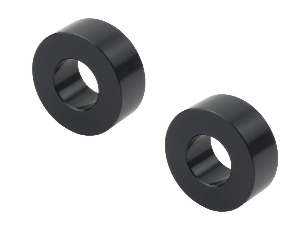 ◆内径12mm、外径25.6mm（厚さ t= 10mm）◆アルミ素材：A2017材削り出し、アルマイト仕上げ【入り数】2個入り※タイトルに在庫有り記載以外の商品は取り寄せとなります。※メーカーに在庫がある場合3日〜5日にて発送となります。※...