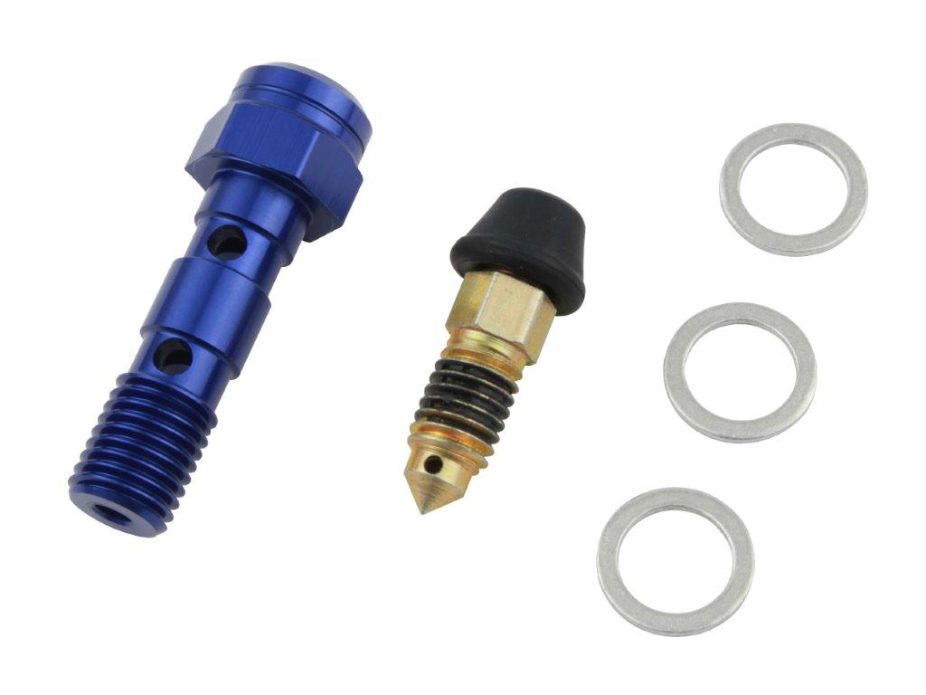 ◆EARL’Sブレーキホース用◆HONDA純正/KAWASAKI純正対応◆対応P-1.25（ダブル）◆ワンウェイバルブ機構内蔵のSPEED BREEDER付バンジョーボルトブレーキホースの交換、整備などの際、ブレーキオイルのエアー抜き作業は...