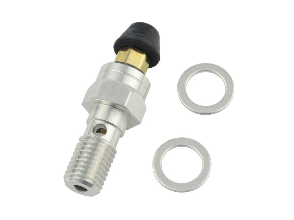 ◆EARL’Sブレーキホース用◆HONDA純正/KAWASAKI純正対応◆対応P-1.25（シングル）◆ワンウェイバルブ機構内蔵のSPEED BREEDER付バンジョーボルトブレーキホースの交換、整備などの際、ブレーキオイルのエアー抜き作業...