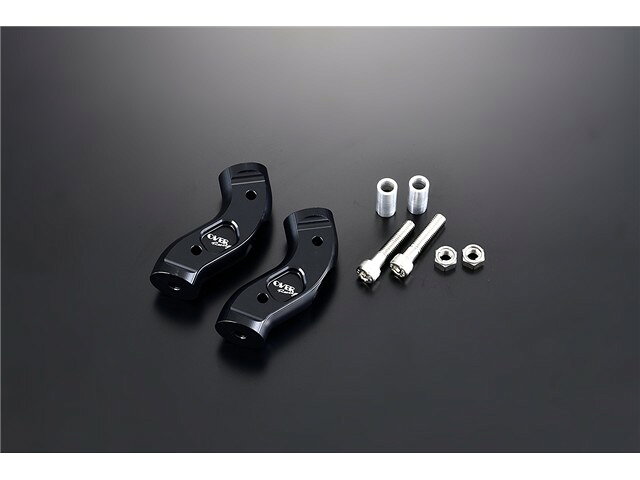 ・ブラックアルマイト仕上げ・75mm Up / 35mm Back (STD比)・ライザー本体 左右セット(ハンドルバーは付属しません。)※使用するハンドルバー(純正等)によっては、ブレーキホースの変更やスイッチハーネスの延長等が必要です。...