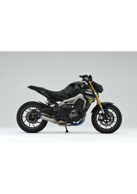 適応車種 : YAMAHA / MT-09(14-16) / MT-09(17-20) / XSR900(18-21)JAN:4539770113499公道使用不可/レース専用品3-2-1フルエキゾーストマフラーチタンエキパイ: φ38-φ...