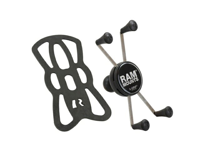 メーカー名：ラムマウントメーカー品番：RAM-HOL-UN10BUラムマウントを代表する高強度複合材+ステンレス材製の汎用スマホホルダー。iPhone X以降や最近のAndroid端末など、6.2〜インチ程度のスマホの取り付けに最適なMサイ...
