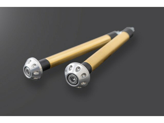 Z900RS/CAFE/SE '18-'25ARCHI TOURING専用設計のインナーウエイト付きバーエンド。コンパクトなリボルバーデザインのアルミ製バーエンド部はブラック、シルバー、ゴールドの3タイプからお選びいただけます。ウエイト部分...