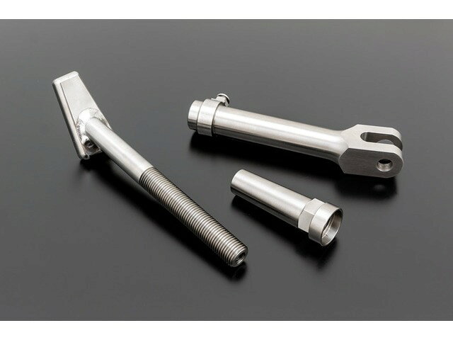Kawasaki ZEPHYR750/1100無段階でスタンド本体の全長をノーマル比±20mm(MAX40mmの伸縮)まで調整可能。高強度ステンレス材を贅沢に削り出し、中空仕上げとする事で剛性アップと重量増加を軽減。ZEPHYRシリーズの定...