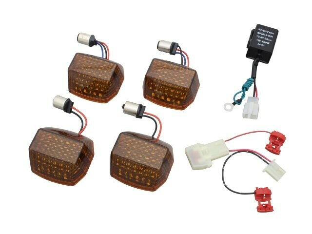 純正ウインカーにLED基板を組み込み新しい発想のLEDウインカーシリーズ！・ウインカーは交換したくないけど、LED化はしたい！という方にオススメです。・取り付けは、純正ウインカーリレーと純正ウインカーソケットを 付属のLED対応リレーとLE...