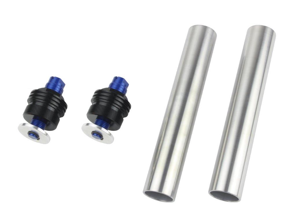 【特徴】大排気量マシンから単気筒マシンに到るまで、 フロントフォークのセッティングは意外と厄介なものです。 そこでイニシャルアジャスターを装着する事により、 フロントフォークのエアー圧とプリロードを容易に変更でき、 微妙で絶妙なセッティング...