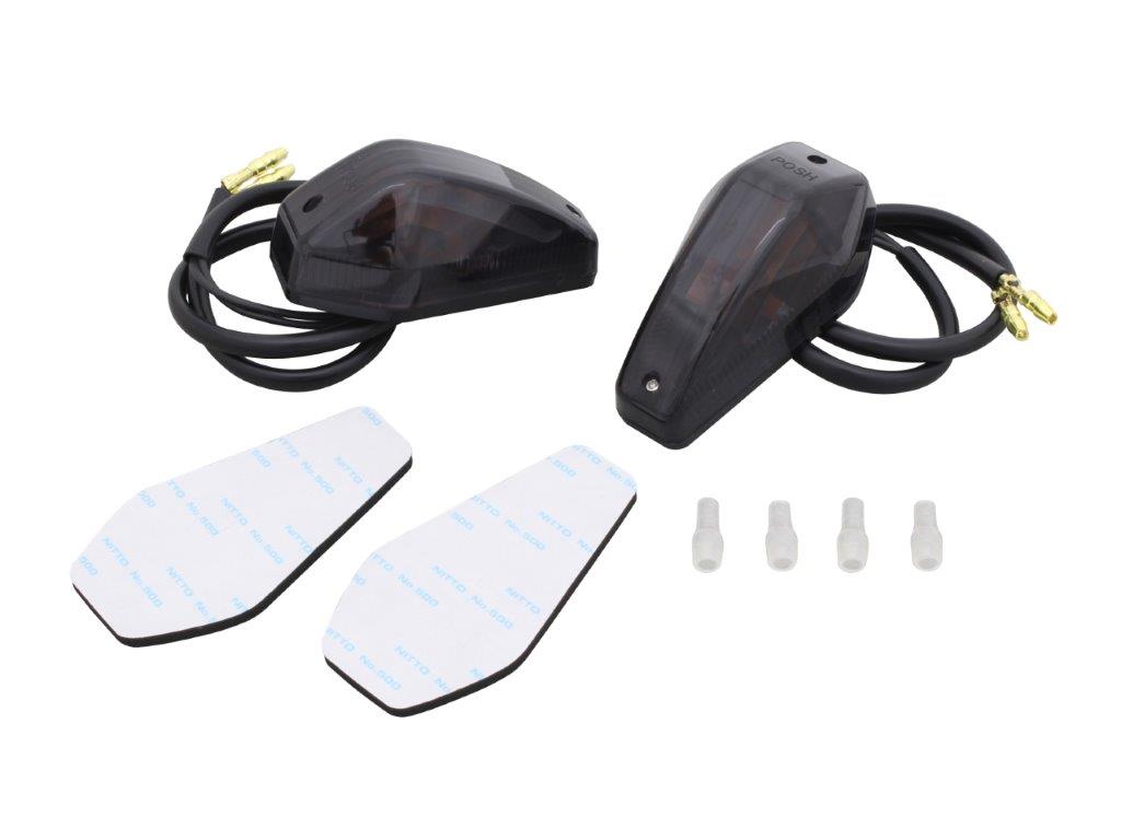 ■クリアー■2個入り■T13/12v15wウェッジ球付き■エアロシャープミニと同デザインで10%サイズUP。■当社オリジナルデザインの貼り付けタイプウインカー■独自のレンズカットにより充分な光量を得ています。■取り付けは貼るだけといたって簡...