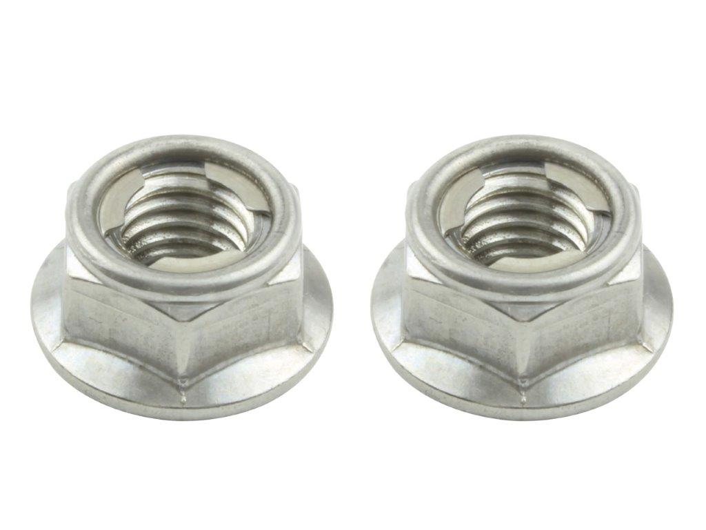 ◆フランジロックナット M8mm ◆2個入り※必ず焼き付き防止剤を使用してください。・金属製ですので樹脂を使用しているナイロンナットなどに比べて熱による影響を受けません。・錆びにくいステンレス製・JIS規格品 ※寸法につきましては、JIS規...
