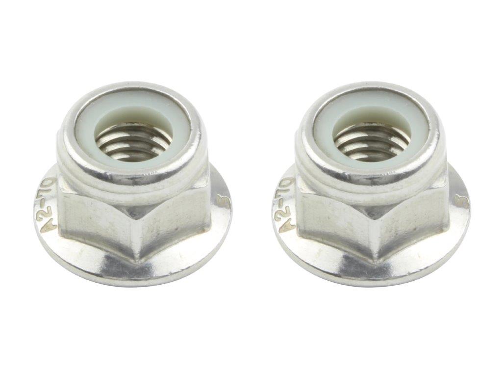 ◆フランジナイロンロックナット M8mm ◆2個入り金属製ナット本体にゆるみ止め機能のナイロンリングをかしめてあります。締め付けトルクが安定しており、ゆるみ止めにナイロン使用で相手ボルトを傷つけません。100度以上の高熱のある環境ではナイロ...