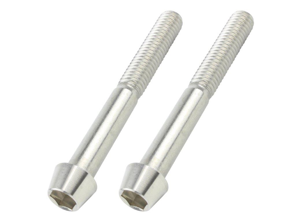 ◆テーパーキャップボルト M6X50mm (P-1.0)◆2本入り・削り出し加工によるテーパー形状・びにくいステンレス製・JIS規格品 ※寸法につきましては、JIS規格に基づき記載しています。 製造ロットやメーカーの違いにより、多少の誤差が...