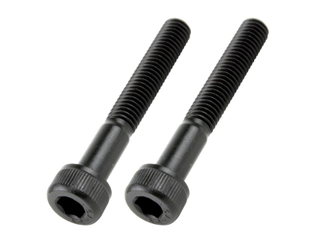 ◆キャップボルト M5X35mm◆2本入り◆ブラック・ステンレスキャップボルトブラックカラーが登場。 特殊な薬品につけることで表面を変色させてありますので メッキの様に剥がれることはありません。 ステンレス製ですので錆に強い特性・強度もその...