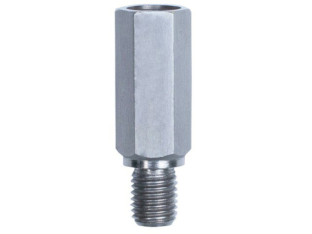ネジ径10mm正ネジ→10mm正ネジ （ネジピッチ：1.25mm）色・材質材質：ステンレス部品構成・本体×1ロングタイプのスリムステンレスアダプタースクーター等のミラー取付位置が隠れている車両に最適なアダプター。■ 商品に関する注意オプショ...