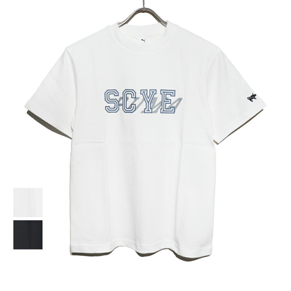 商品説明 〈Scye（サイ）〉のロゴと〈PUMA（プーマ）〉のシャドーが重なったコラボプリントが特徴的なTシャツが登場。バックネック部分にはCATロゴが配置され、シンプルながらも個性的なデザインとなっています。 素材　　　綿:100% 生産...