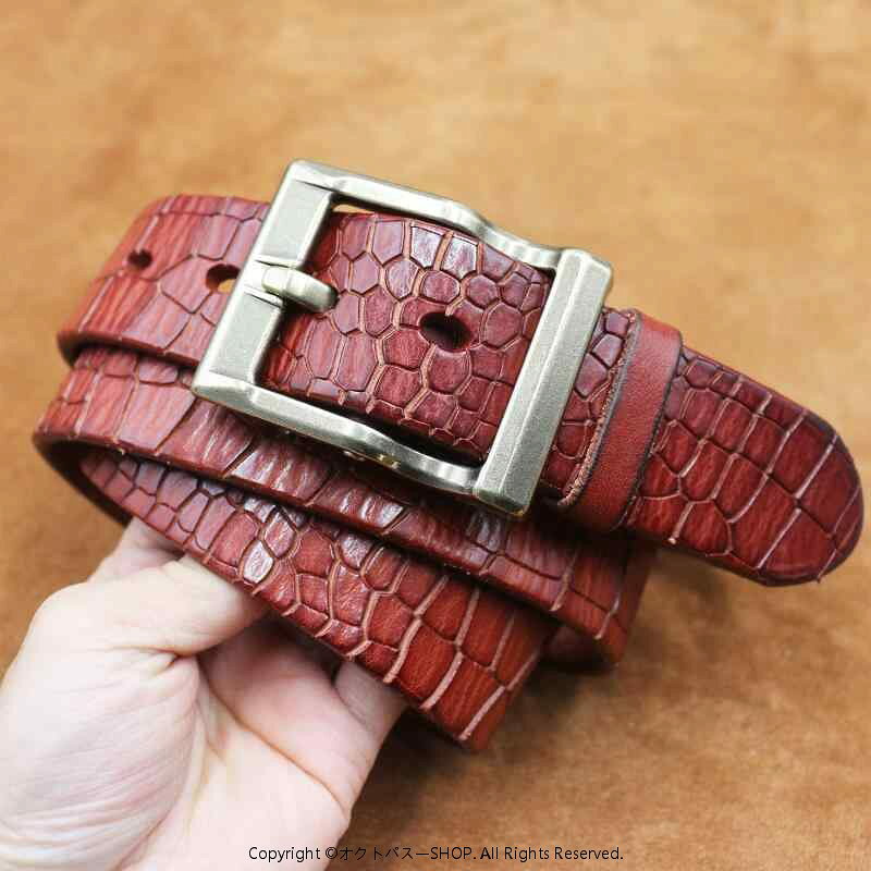 ・主な素材: 本革・皮の特性: トップグレインレザー・バックル素材: 合金・留め具: ピンバックル・カラー展開: ブラック、コーヒー、カーキ、レッドブラウン・幅: 普通(2-4cm)・長さ: 105cm、110cm、115cm、120cm、...
