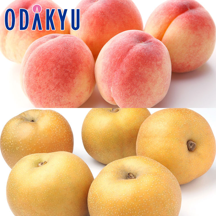 賞味期限：冷暗所で保存し、お早めにお召しがりください 産地：もも：山梨県なし：埼玉県他 重さ：約1.8kg 等級：秀 内容：山梨県産もも×5玉埼玉県産他　梨×5玉【商品特長】 ももの生産量日本一の山梨県から旬のももと、シャキシャキ食感がおい...