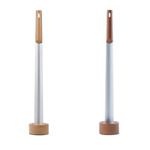 Kutsubella 靴べら RFSH-JM ウッドのスタンドがついたアルミ製ロングくつべら。かがまずに靴を履けるロングタイプです。グリップ部分はウッドで持ちやすく温かみがあります。床置きがさまになるデザイン。 商品について サイズ本体 /...